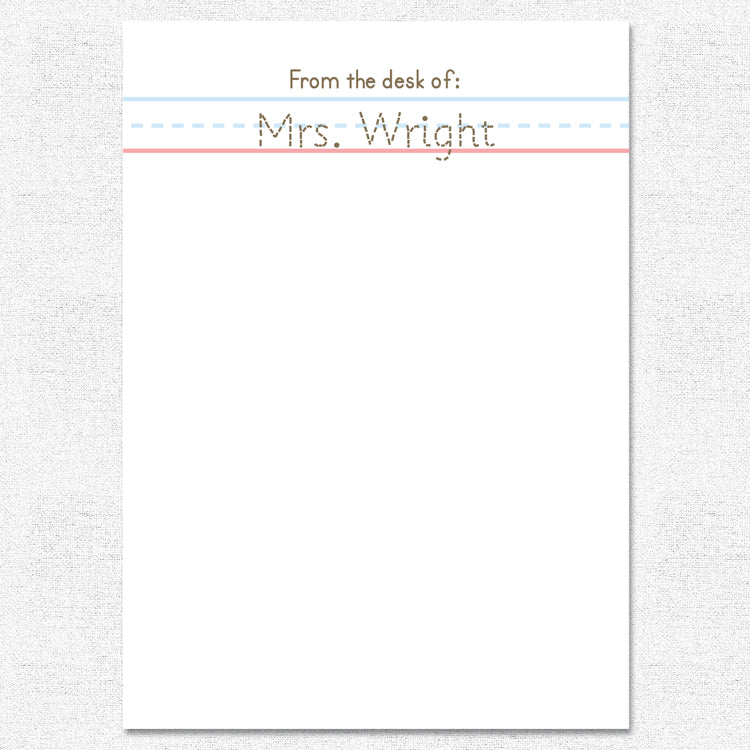 Primary Lines Notepad – Toluka Paperie + Gifts